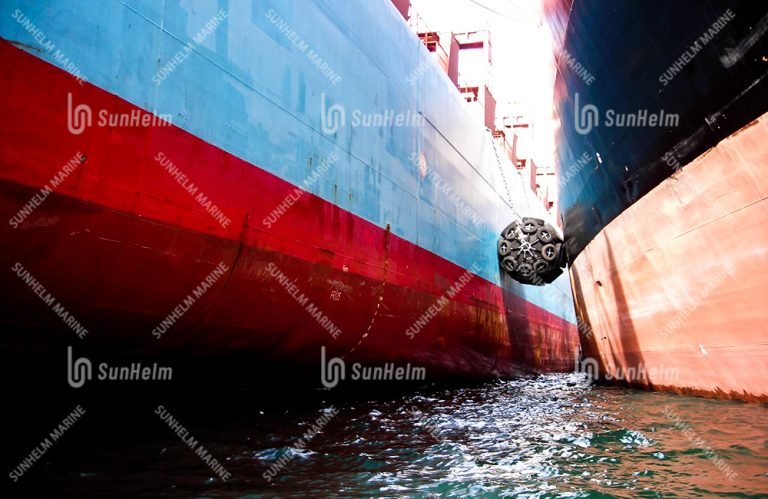Yokohama Pneumatic Rubber Fenders for STS - SunHelm Marine