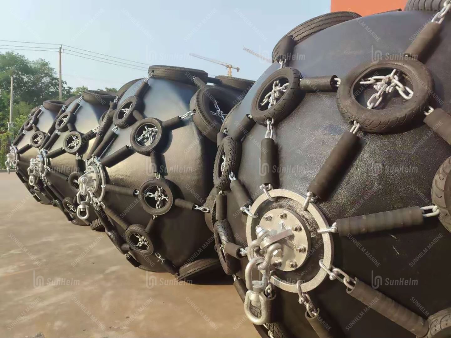 Why Customers Prefer SUNHELM Foam Filled Marine Fenders ？ - SunHelm Marine