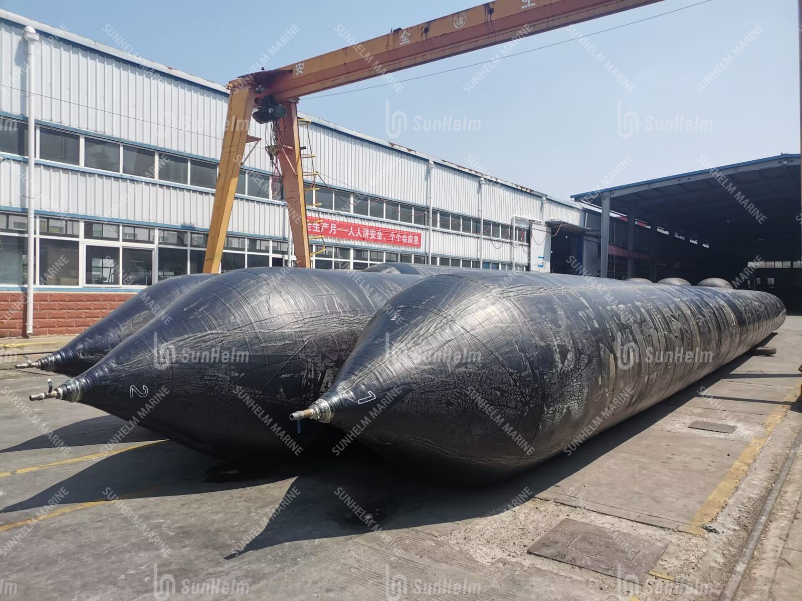 Ship Launching Airbags Operation Process - SunHelm Marine